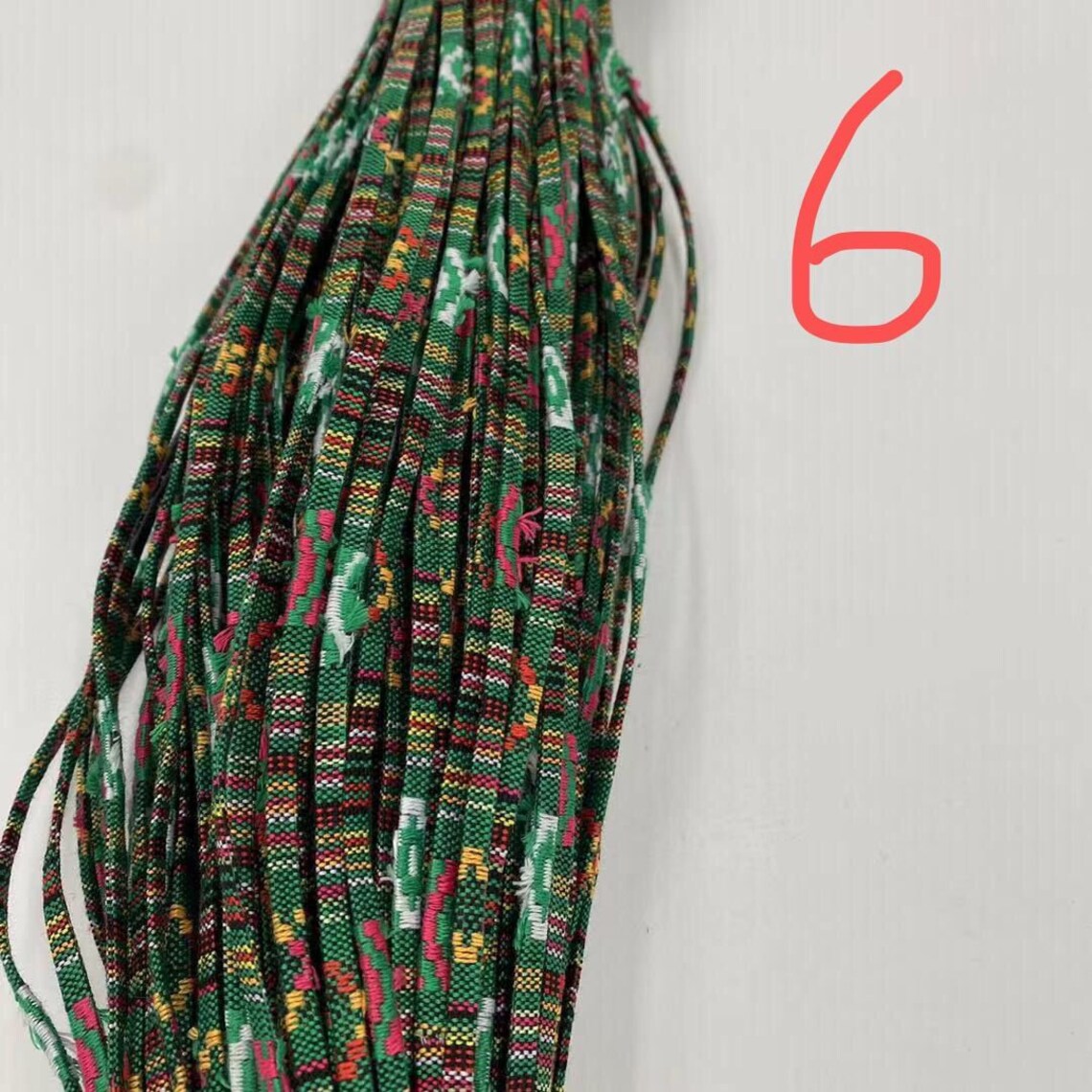 Flat Aztec Ethnic Cord Bohemian Ethnic Rope Cord 5mm Tribal - Etsy