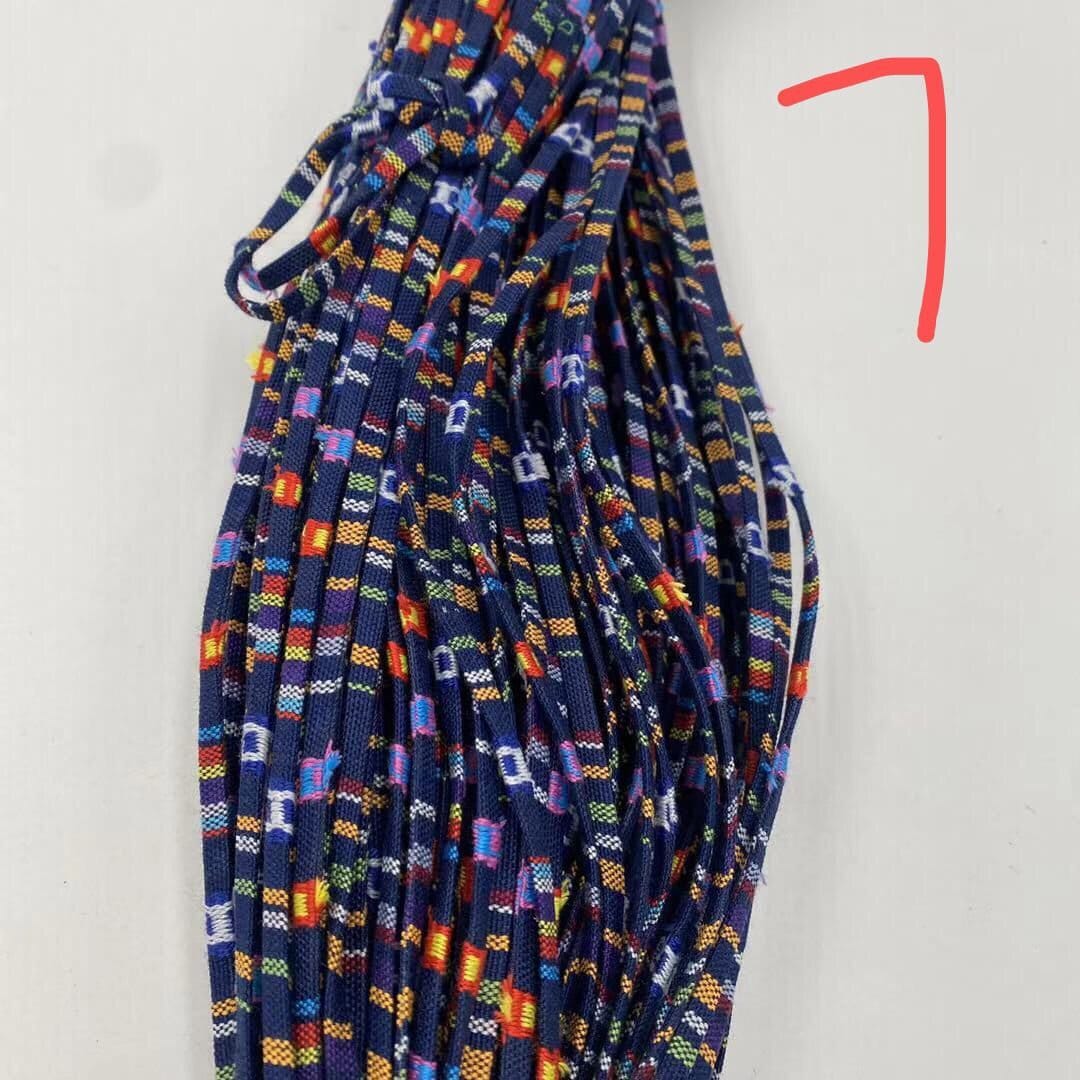 Flat Aztec Ethnic Cord Bohemian Ethnic Rope Cord 5mm Tribal - Etsy