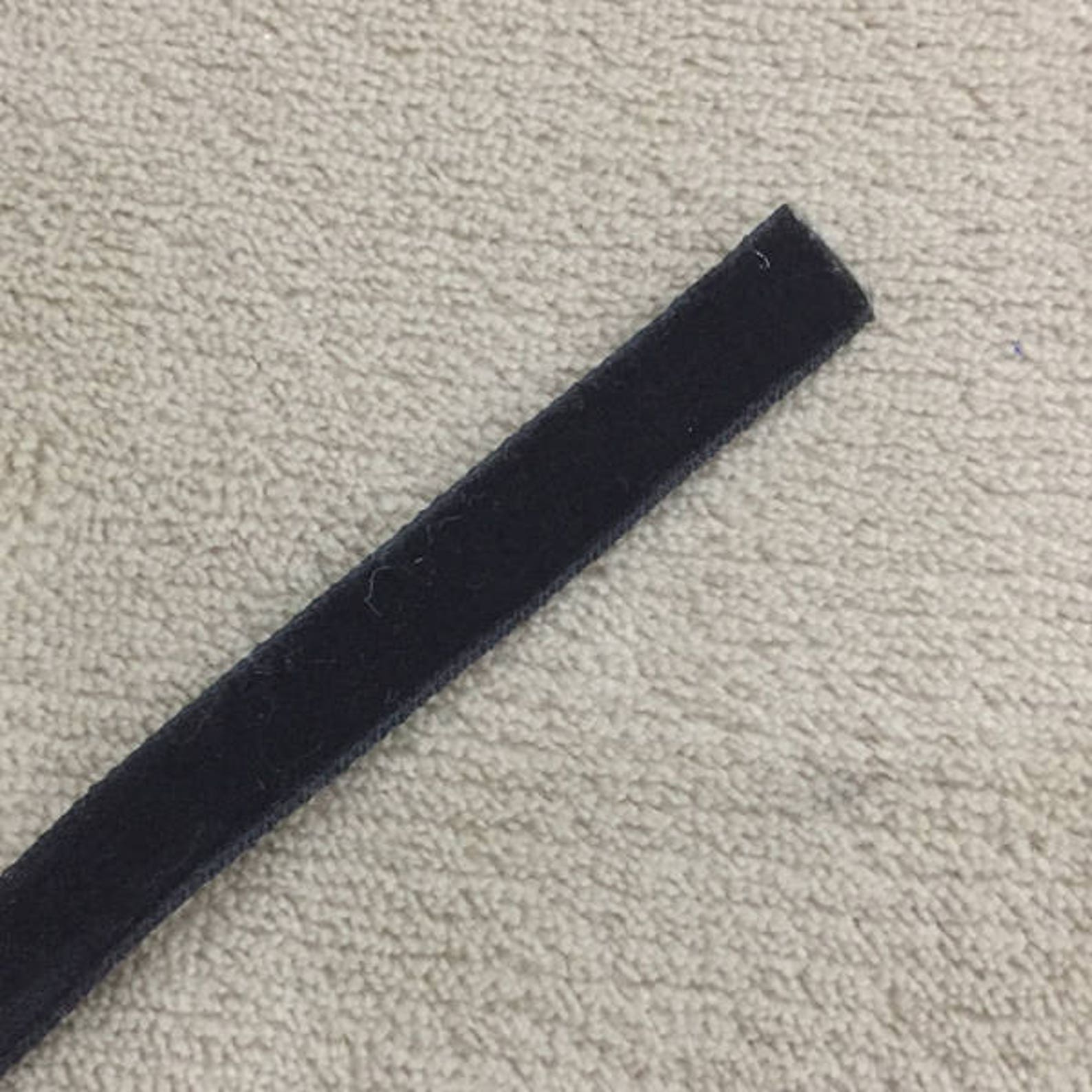 Black Velvet Cord, 10mm Velvet Cord, Jewelry Making Cord, Velvet ...