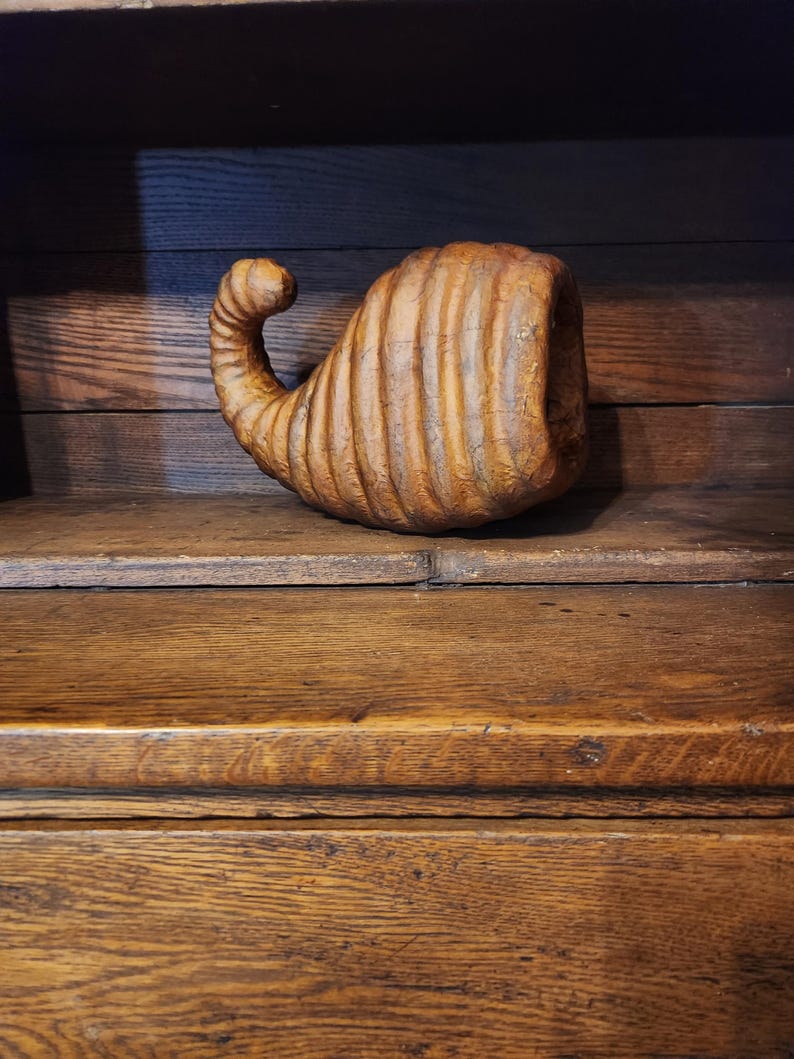 Primitive Hand Distressed Cornucopia - Etsy