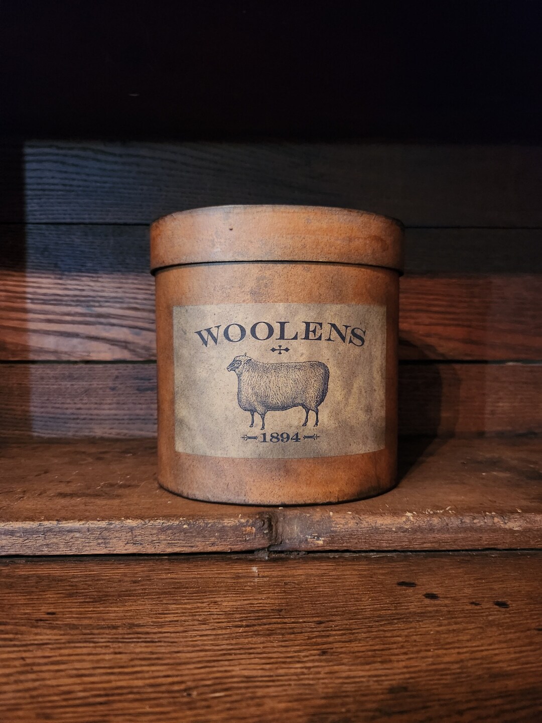 Primitive Hand Distressed Wool Box - Etsy