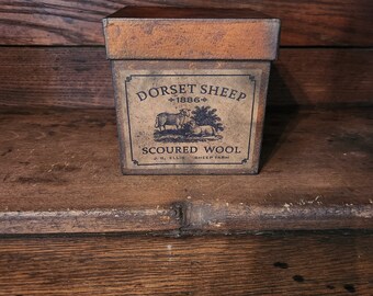 Primitive Hand Distressed Wool Box - Etsy