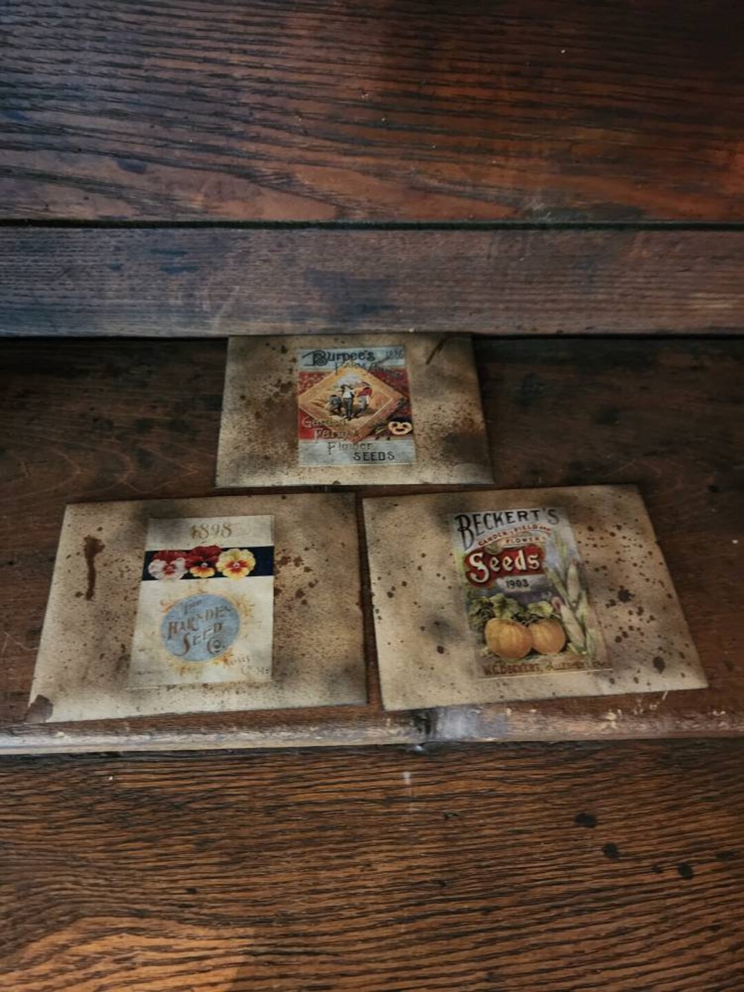 Primitive Seed Packet Set of 3 - Etsy