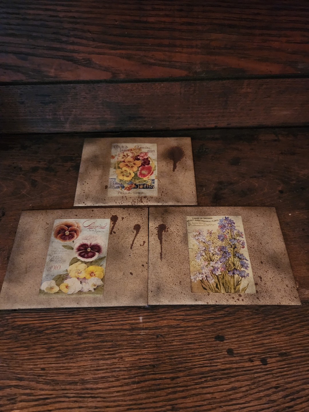 Primitive Seed Packet Set of 3 - Etsy