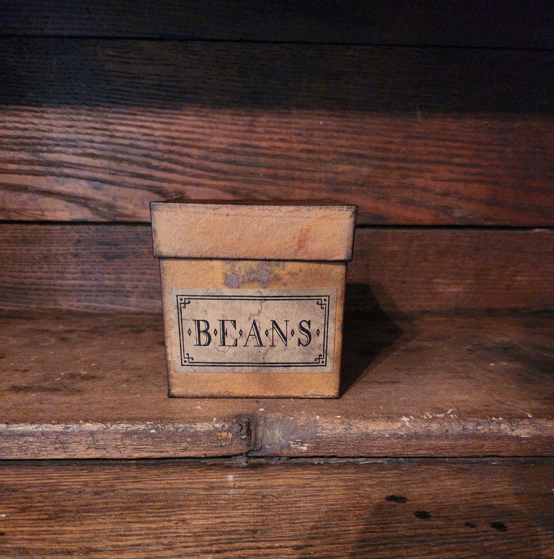 Primitive Hand Distressed Beans Box - Etsy