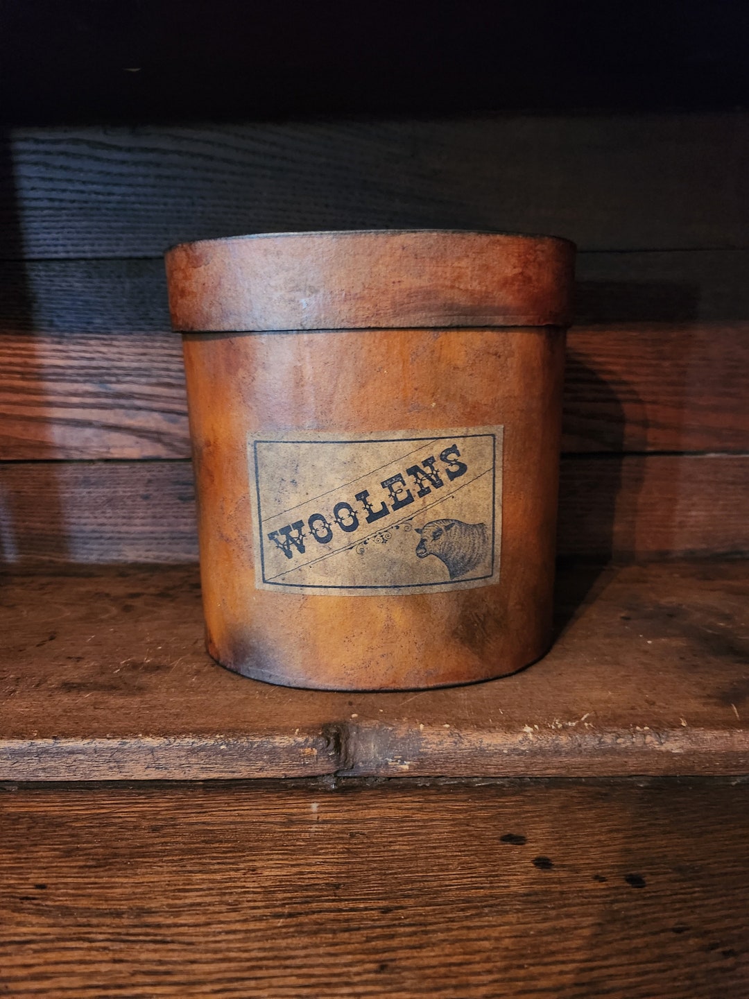 Primitive Hand Distressed Wool Box - Etsy