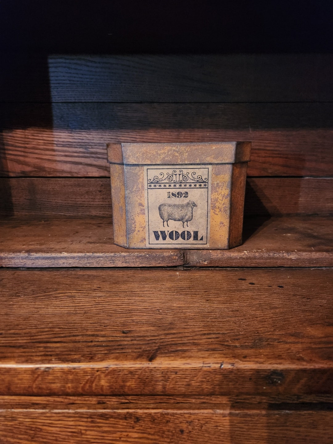 Primitive Hand Distressed Wool Box - Etsy