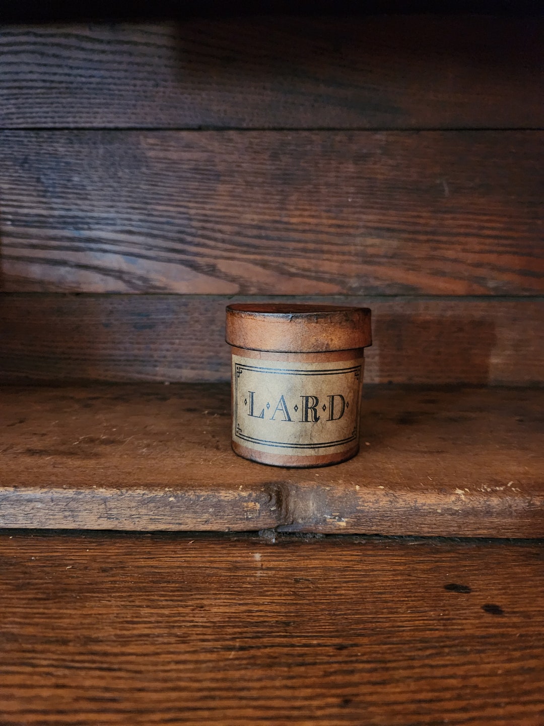 Primitive Hand Distressed Lard Box - Etsy