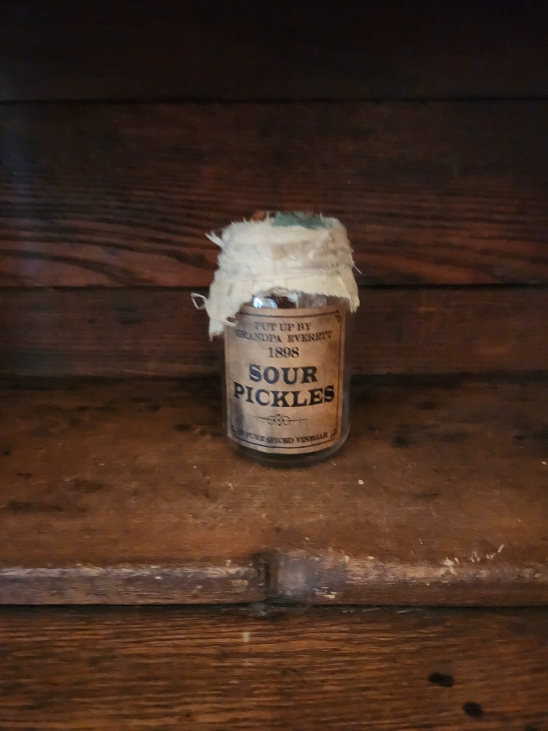 Primitive Pickle Pantry Jar - Etsy