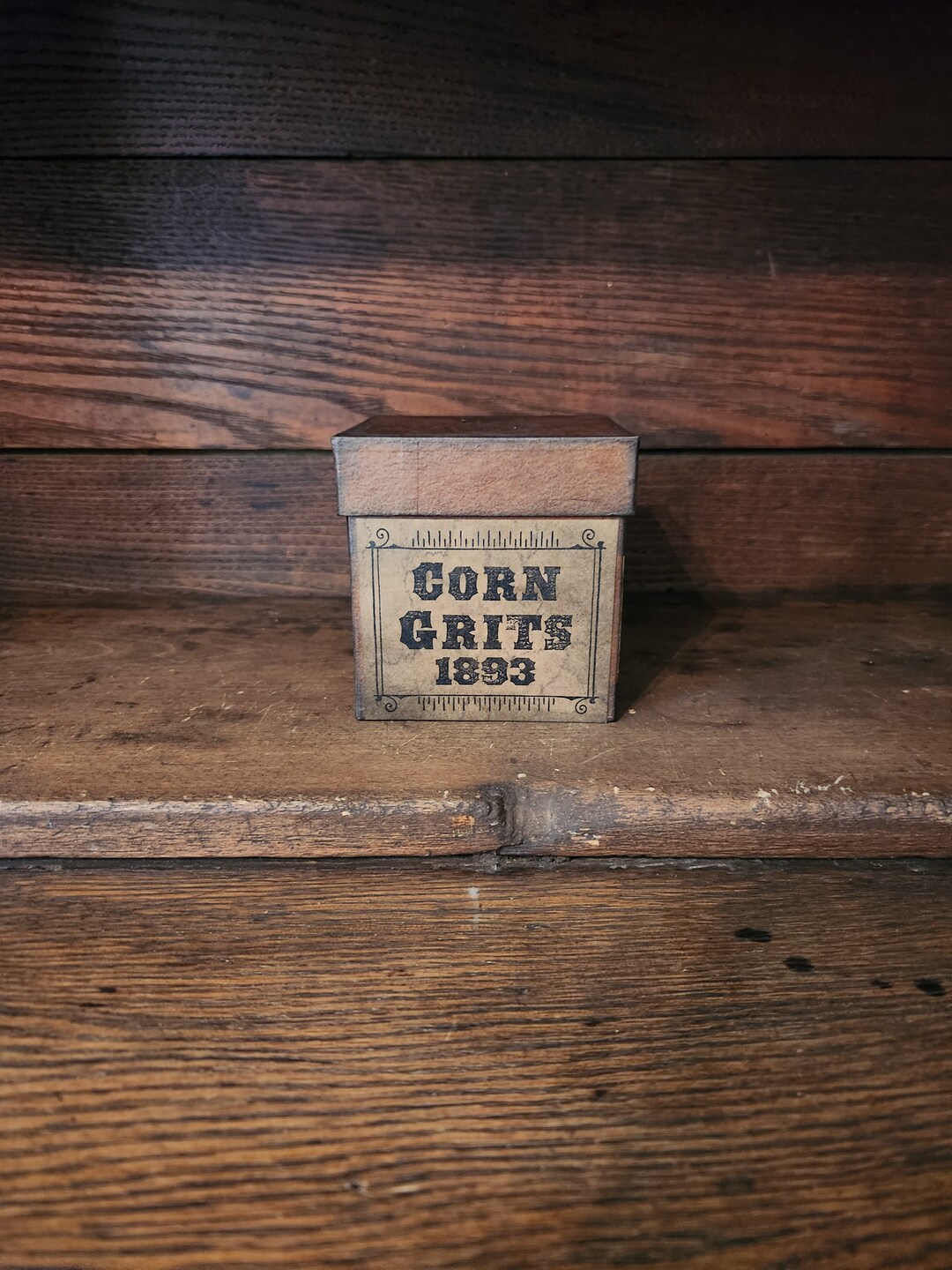 Primitive Hand Distressed Grits Box - Etsy