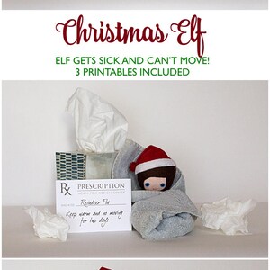 Elf Sick Reason to Not Move the Elf Christmas Elf - Etsy Australia