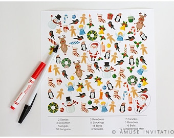 Spot the Differences Christmas Santa Game (Download Now) - Etsy