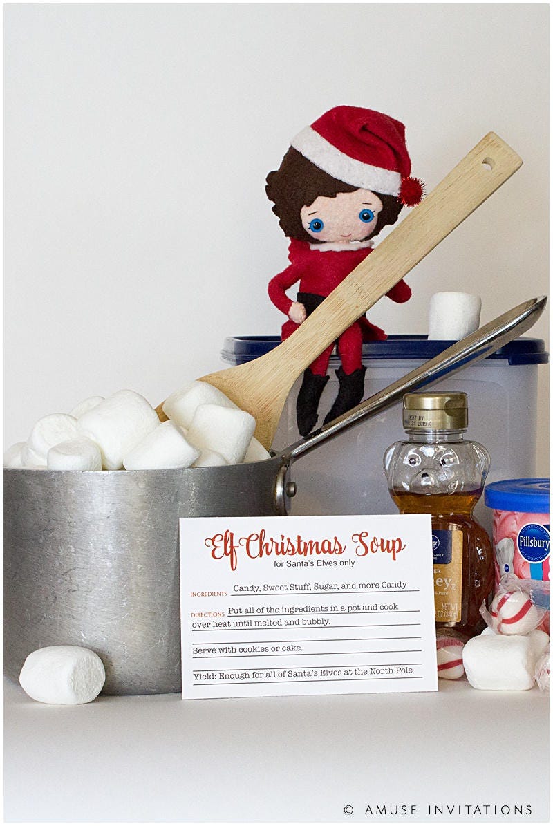 Elf Makes Christmas Soup, Elf Funny Idea, Christmas Elf Accessories ...