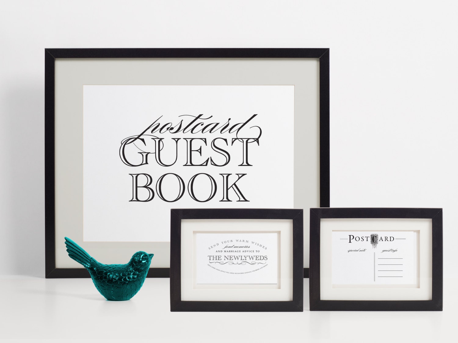 POSTCARD Guest Book Guest Book Alternatives Wedding Guest - Etsy