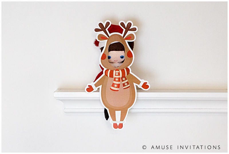 Elf Reindeer Disguise, Elf Reindeer Dressup, Christmas Elf Accessories ...