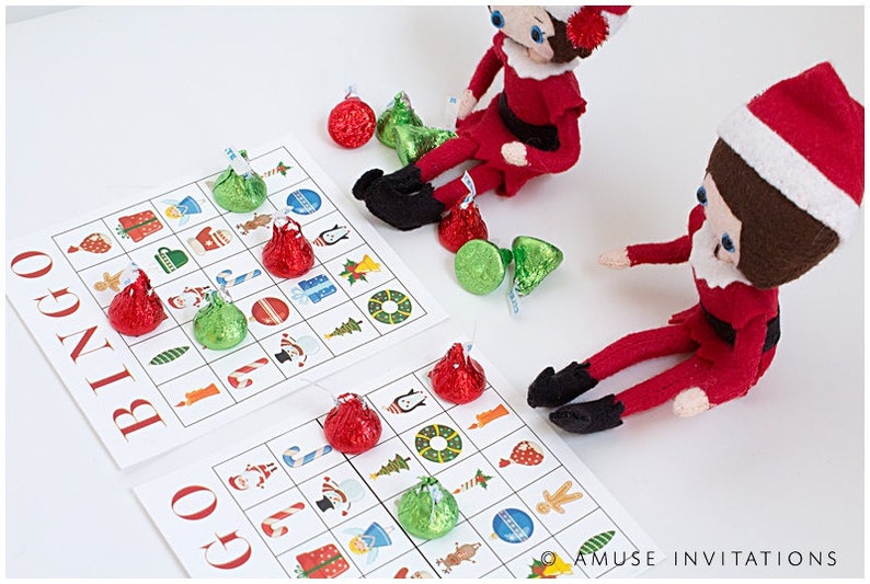 Christmas Bingo, Elf Bingo, Christmas Elf Accessories, Santa's Elf Prop ...