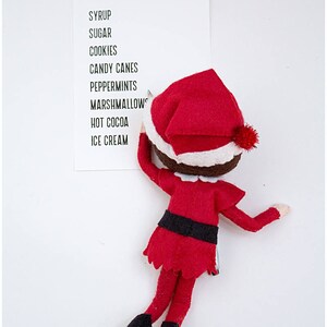 Elf Makes Grocery List, Naughty Elf Idea, Christmas Elf Accessories ...
