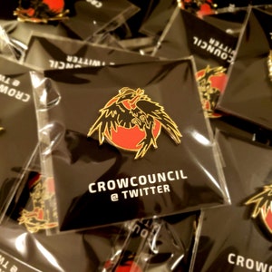 Crow Cowboy "yeecaw" Enamel Pin - Etsy