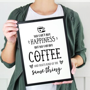 Coffee Print, Kitchen Wall Decor, Coffee, Coffee Poster, Digital ...