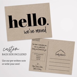 Moving Postcards, Moving Announcement, New Home, Moving, Change of ...