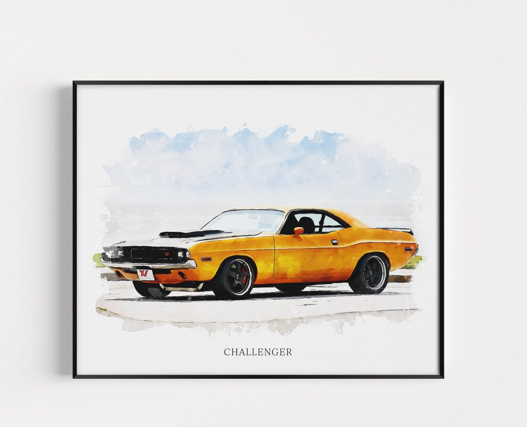 Custom Car Portrait From Photo, Car Painting, Gift for Dad, Gift for ...