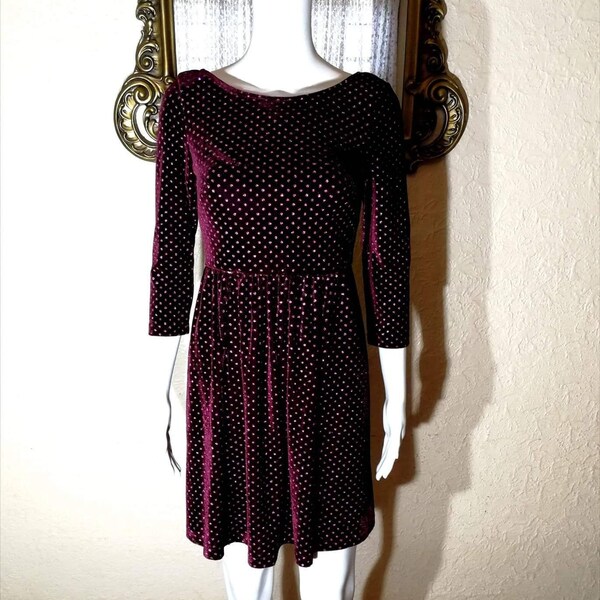Dark Purple Dress - Etsy