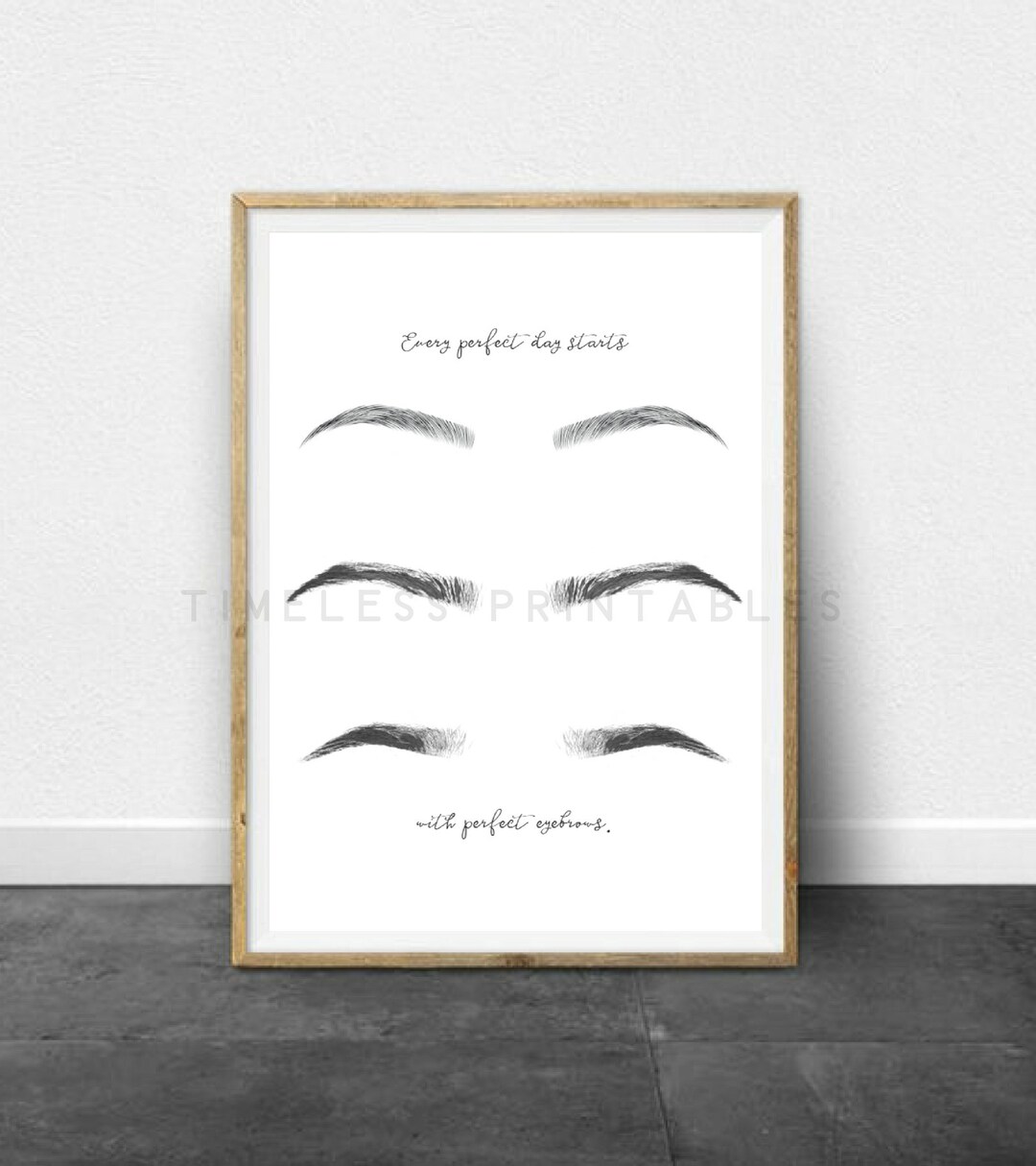 Eyebrows Sign - Printable Wall Art - 8x10 and 5x7 - Salon Decor ...