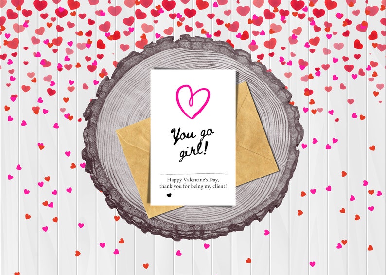Printable Valentine's Day Cards for Clients Valentine's Day Cards Print ...