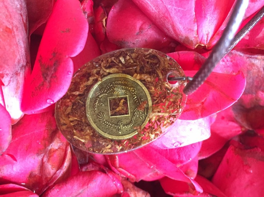 Chinese Coin Encased in Resin - Etsy