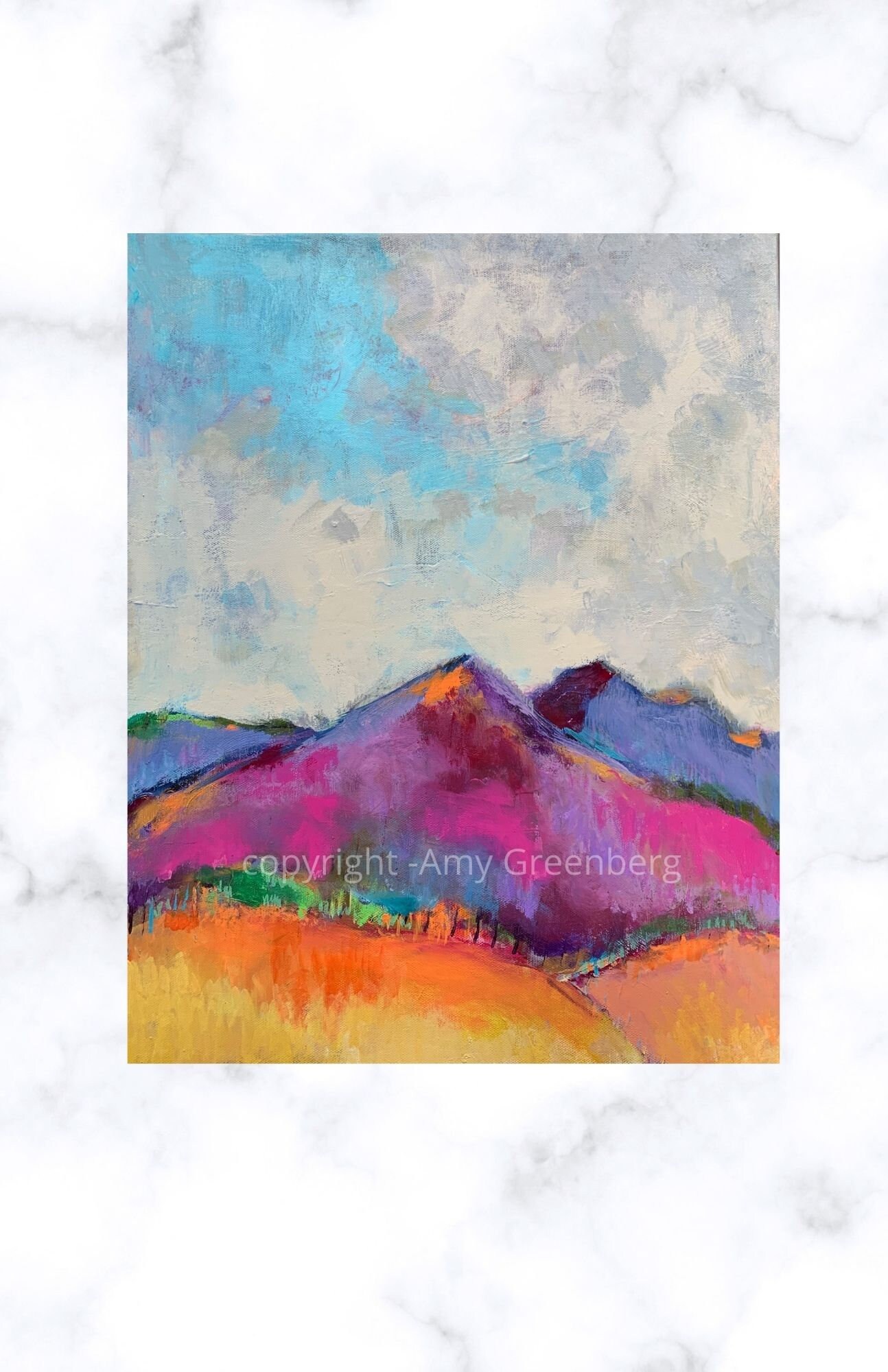 Abstract Landscape Art Print Digital Download - Etsy