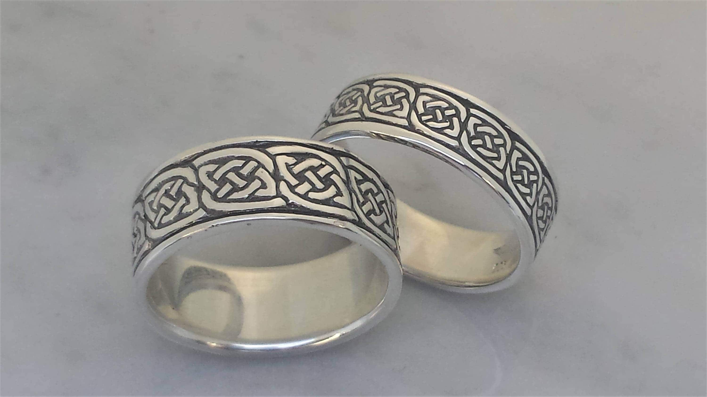 Daonnan gaelic: always/continually Sterling SILVER Celtic Ring, Celtic ...