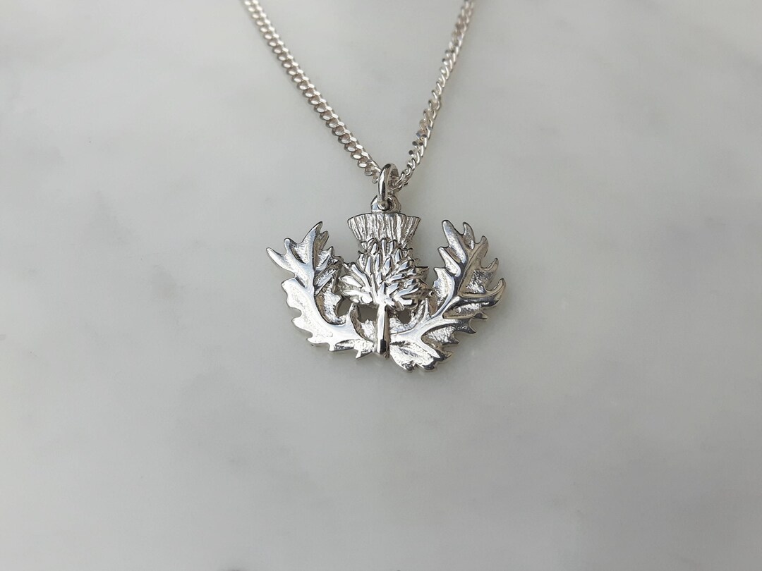 Scottish Thistle Pendant - Etsy