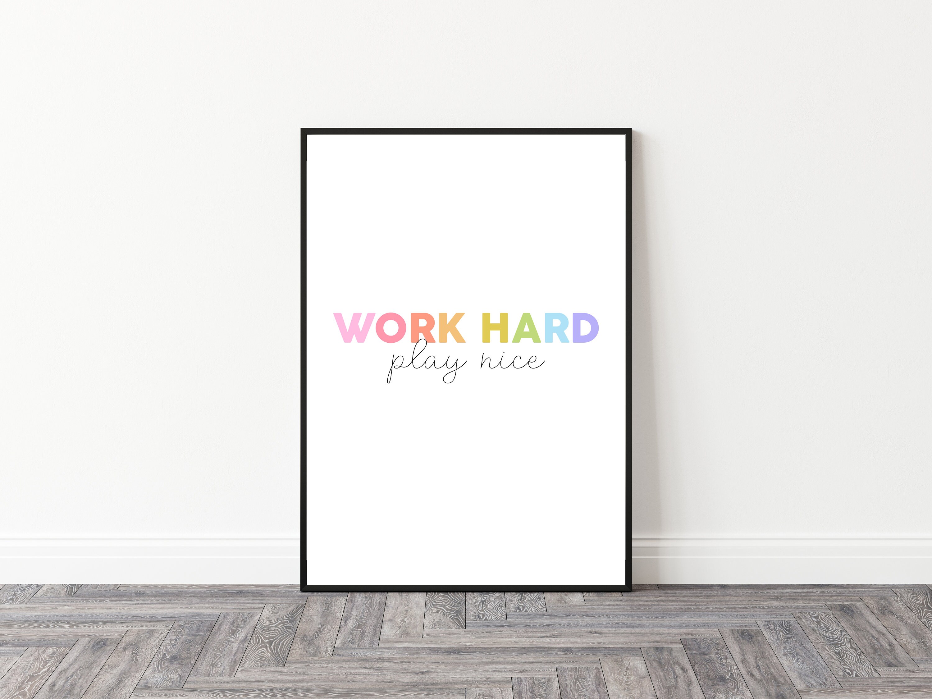 Printable Positive Classroom Posters | Pastel Rainbow | Classroom Decor ...