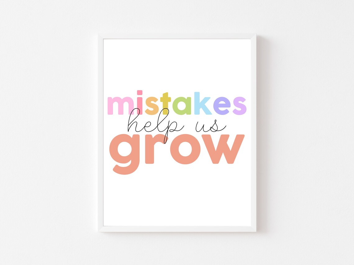 Printable Positive Classroom Poster | Pastel Rainbow | Classroom Decor ...