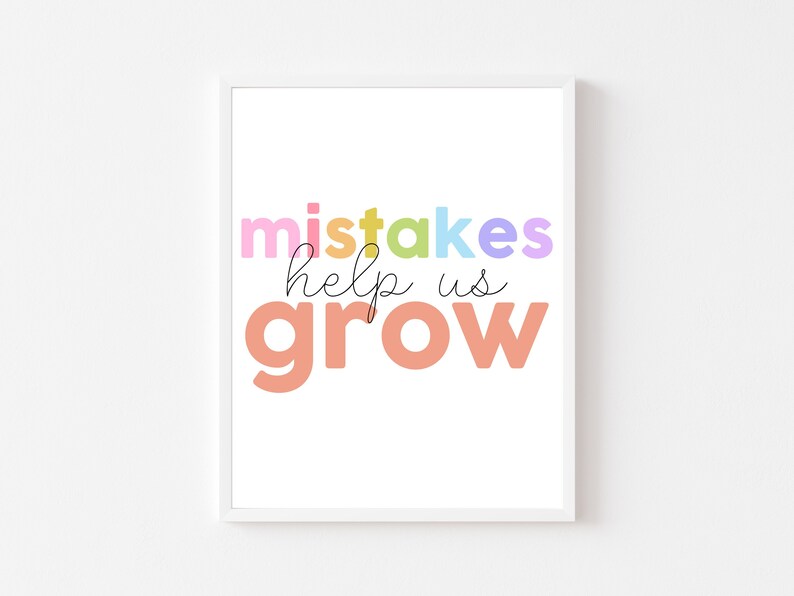 Printable Positive Classroom Poster | Pastel Rainbow | Classroom Decor ...