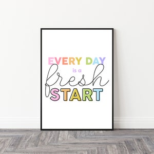 Printable Positive Classroom Poster | Pastel Rainbow | Classroom Decor ...