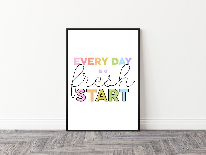 Printable Positive Classroom Poster | Pastel Rainbow | Classroom Decor ...