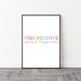 Printable Positive Classroom Posters | Pastel Rainbow | Classroom Decor ...