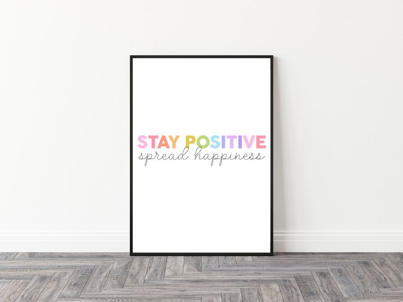 Printable Positive Classroom Posters | Pastel Rainbow | Classroom Decor ...