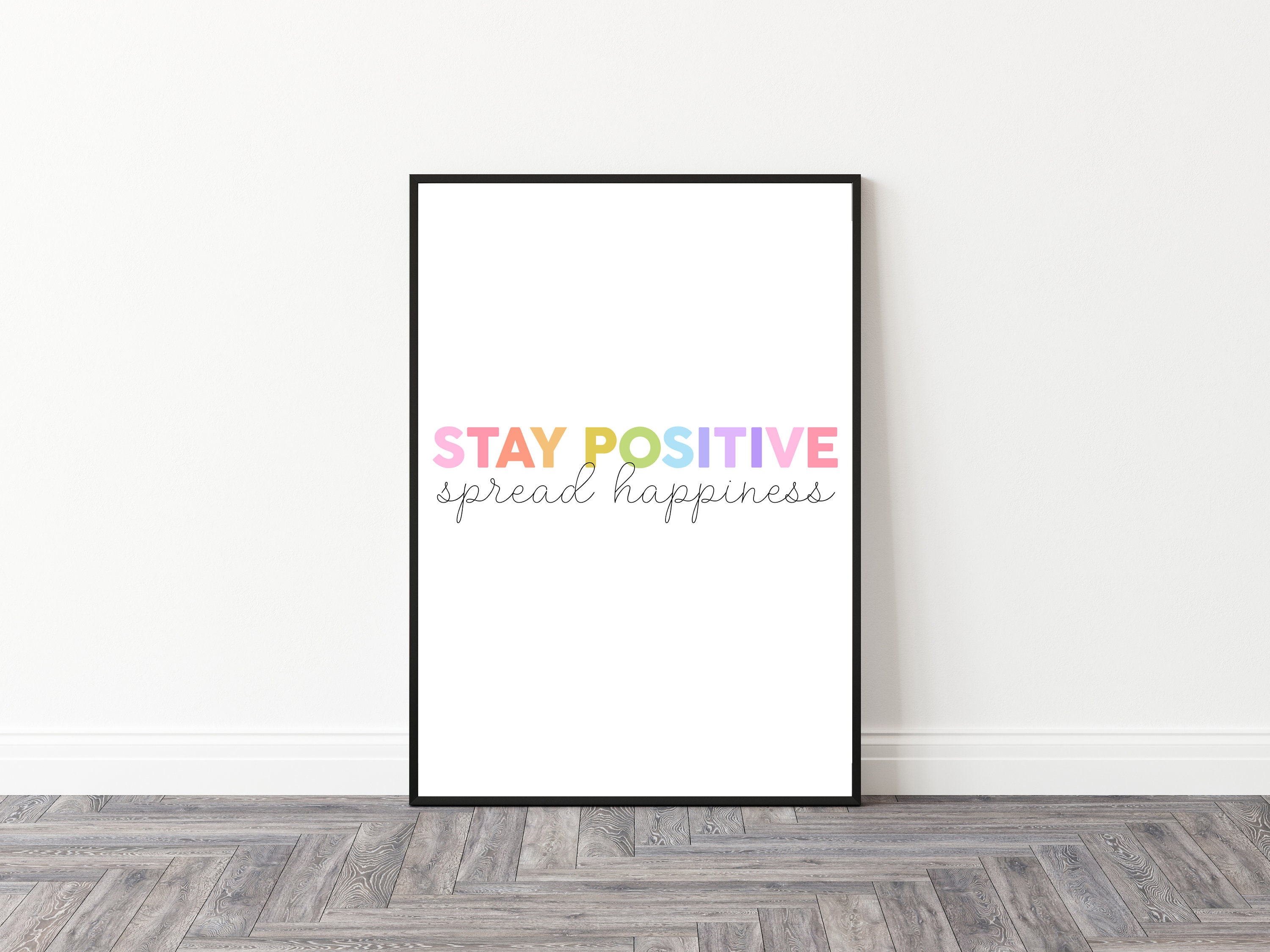 Printable Positive Classroom Posters | Pastel Rainbow | Classroom Decor ...