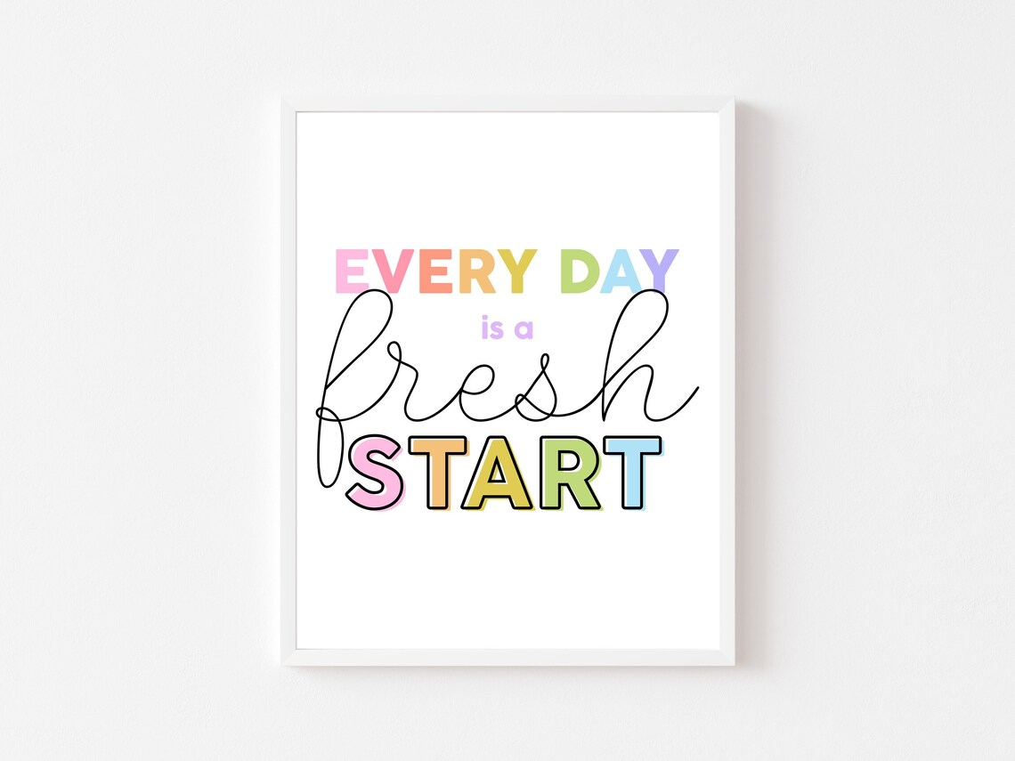 Printable Positive Classroom Poster | Pastel Rainbow | Classroom Decor ...