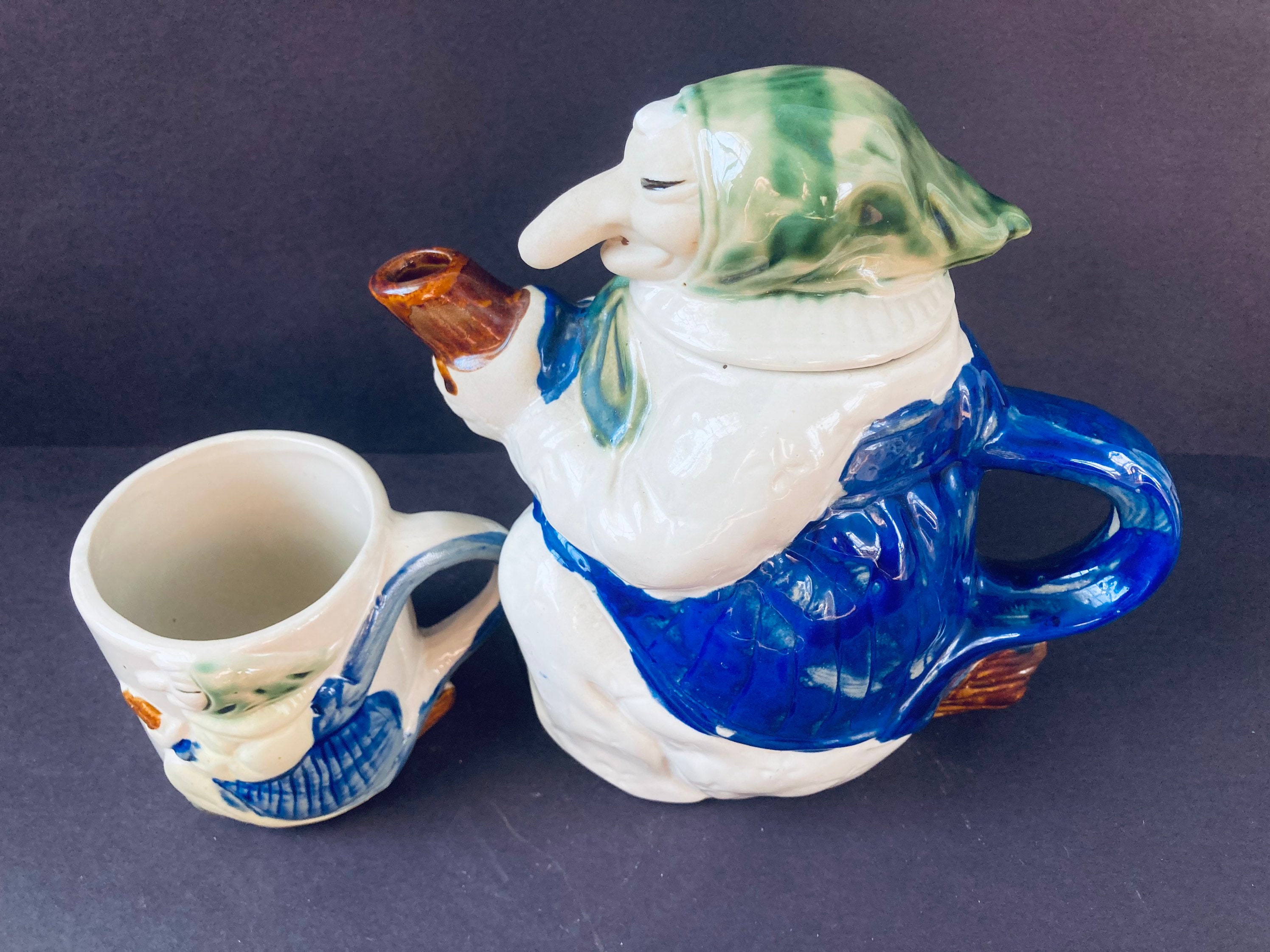 RJ Drinkwater Kitchen Witch Baba Yaga Teapot and Mug Slavic Folklore - Etsy