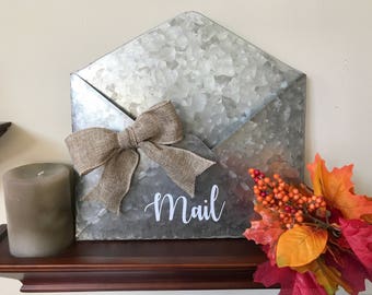 Farmhouse Mail Holder | Etsy