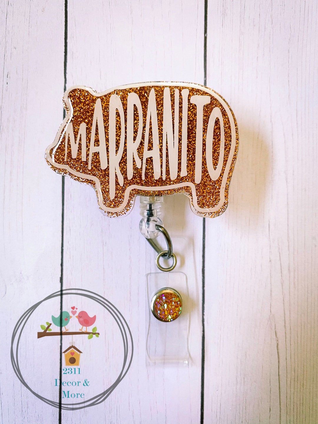 Marranito Sweet Bread Mexican Bread Pan Dulce Badge Reel - Etsy
