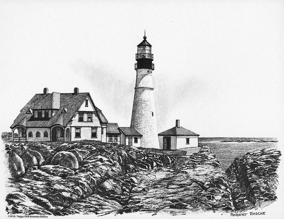 Print Portland Head Light 11 X 14 - Etsy