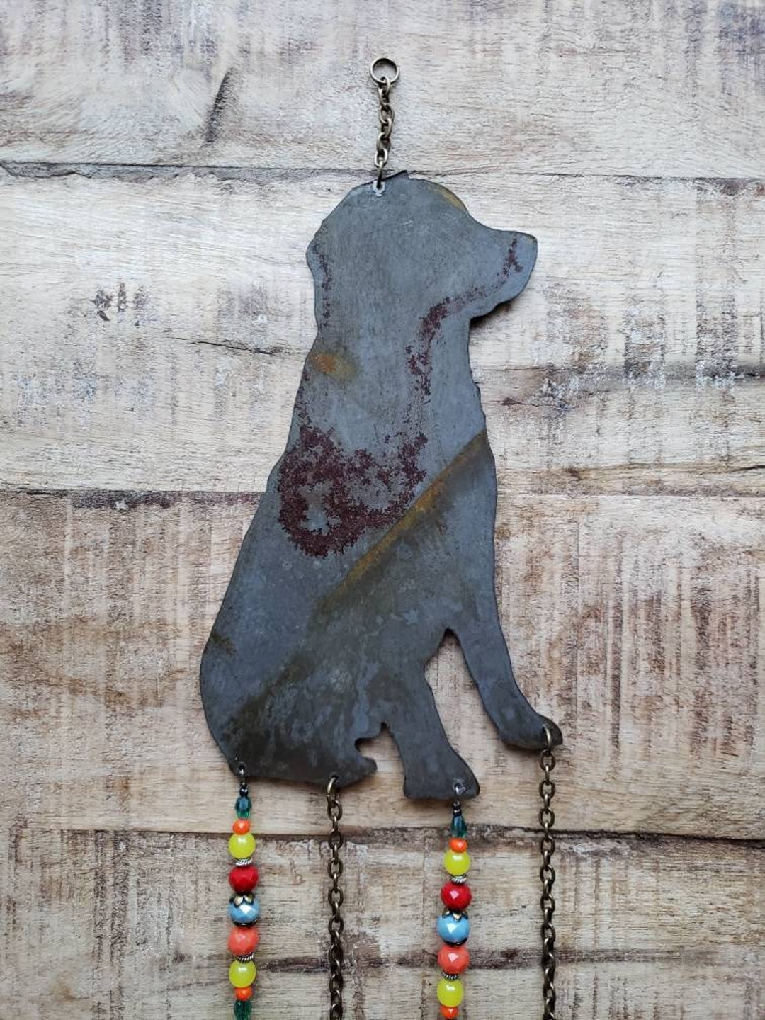 Colorful Labrador Retriever Wind Chime - Etsy Norway