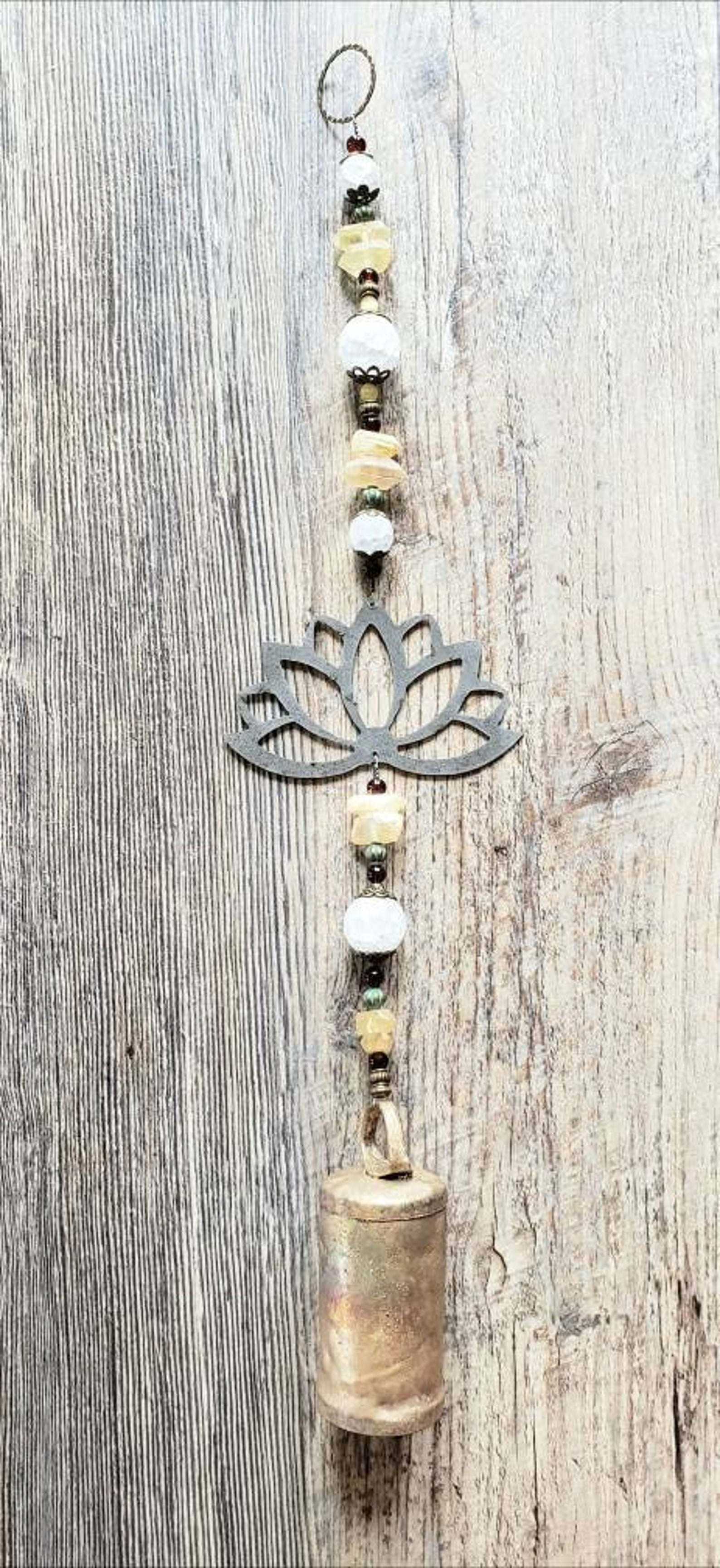 Lotus Flower Hanging Bell - Etsy