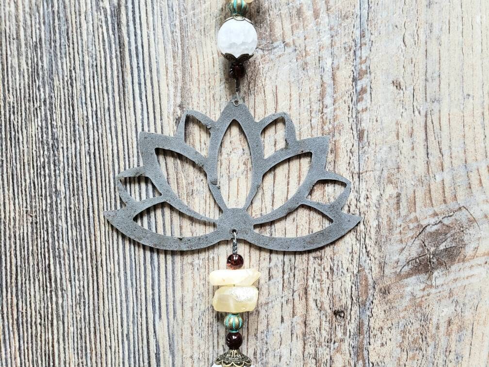 Lotus Flower Hanging Bell | Etsy