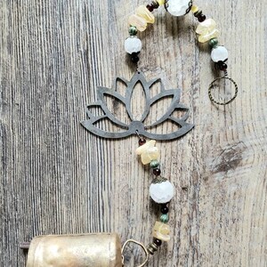 Lotus Flower Hanging Bell - Etsy