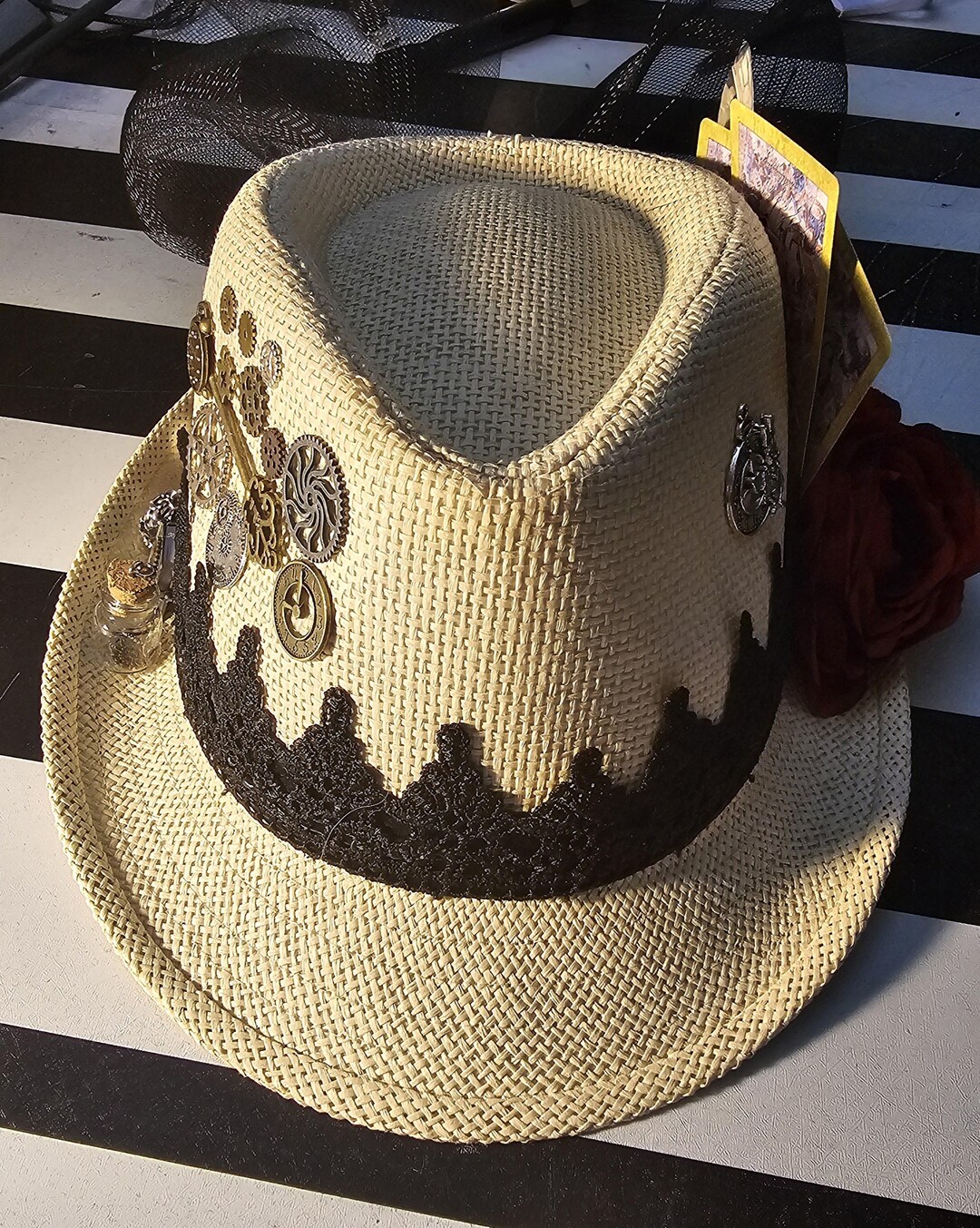 Alice in Wonderland Steampunk Fedora Hat - Etsy